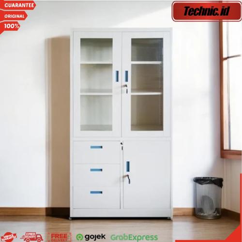 Jual Rhein Lemari Arsip Kantor Metal 3 Pintu Putih Informa Lemari ...