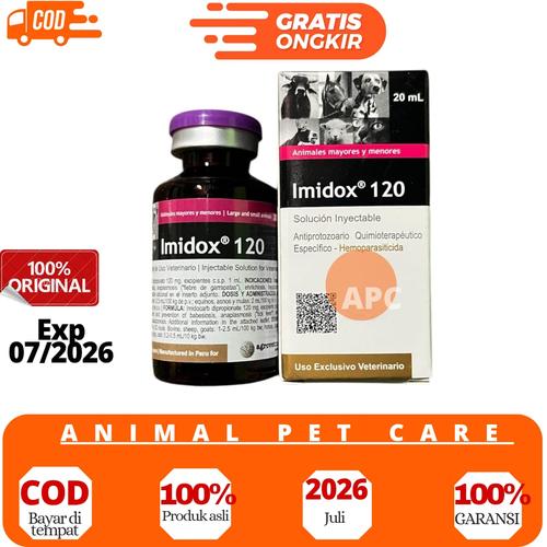 Jual Imidox 120 Anti protozoal hematicide agent Obat Hewan - Kab. Lima ...
