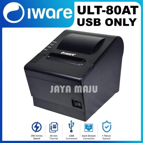 Jual PRINTER THERMAL 80 MM ULTRON ULT-80AT AUTO CUTTER HIGH SPEED USB ...