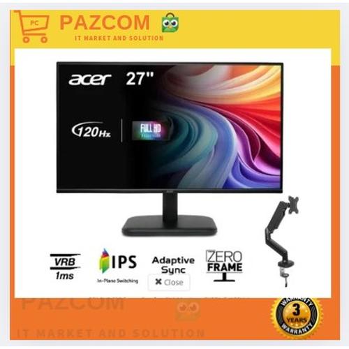 Promo Monitor Acer LED IPS EK271G - Full HD 27" Inch 120Hz Cicil 0% 3x ...
