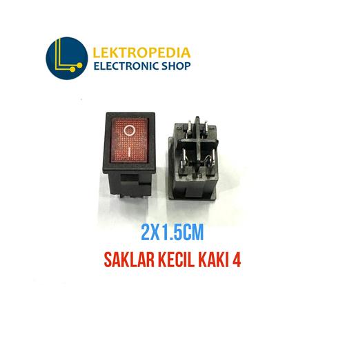 Jual Saklar Kecil on off 4pin 4p 4 pin Switch Merah Lampu - 1-49 pcs ...