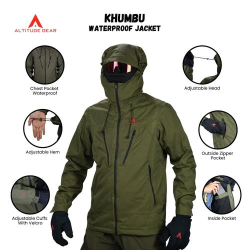 Jual Altitude Gear Khumbu Jaket Gunung Waterproof - Abu-abu, M ...