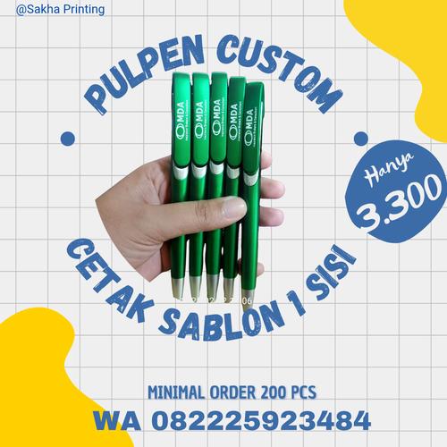 Jual Ballpoint custom/Ballpoint Logo nama/Ballpoint sablon/Ballpoint ...
