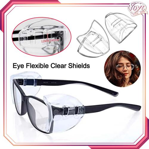 Jual 2pcs Kacamata Baca Safety Pelindung Mata Samping Shield Side ...