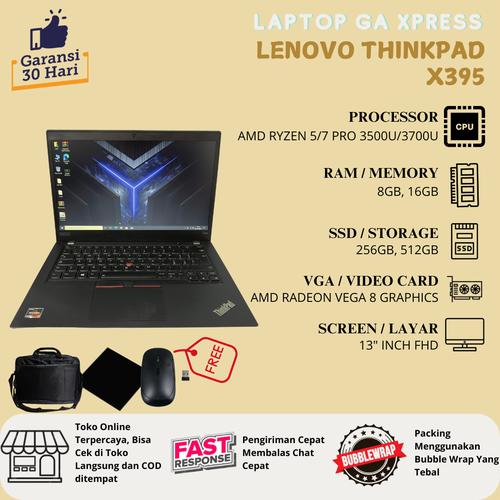 Jual Lenovo Thinkpad X395 AMD Ryzen 5/7 PRO 3500U/3700U - RAM 8GB/16GB ...
