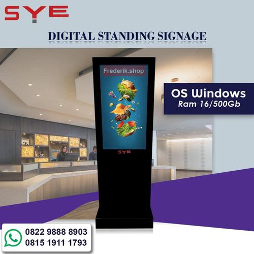 Jual 55" - Standing Signage Touchscreen 55" Windows 11 - i7 ram 16 GB ...