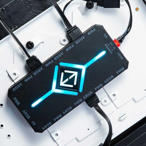 Jual ARGB 8 Way Fan Controller Kipas CPU PWM 5V 3 Pin RGB Remote ...