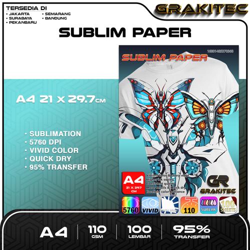 Jual Kertas Sublim 100 Lembar A4 / F4+ / A3 Transfer Paper - Sublim ...