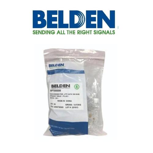 Jual BELDEN AP700004 Connector Belden RJ45 Cat6 STP - PACK isi 50 ...