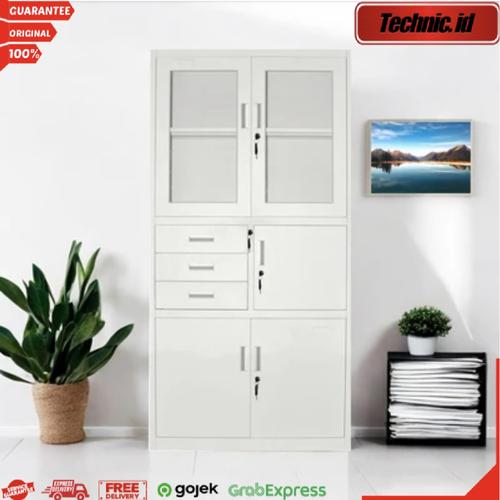 Jual Lemari Arsip Kantor Besi Dengan Laci Krem Masterspace Lemari ...