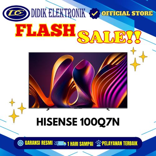 Promo HISENSE 100Q7N QLED Smart TV 100 Inch UHD 4K Full Array With ...