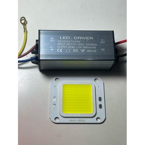 Jual Trafo led pju cobra 50w 50 watt + mata led 50watt / driver led 50w chip 50 w Lampu led pju ...