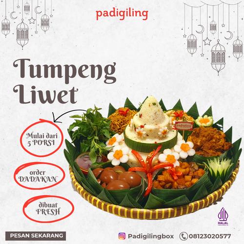 Jual Nasi Liwet Tampah Custom / Tumpeng Tampah Custom Karakter - Topper ...