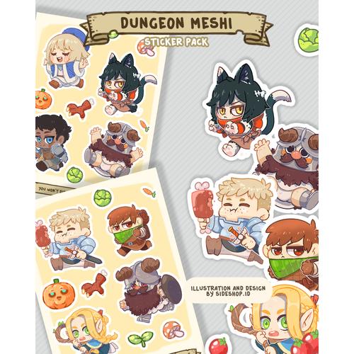 Jual Dungeon Meshi - Sticker Pack - Sticker sheet 1 - Kab. Bogor ...