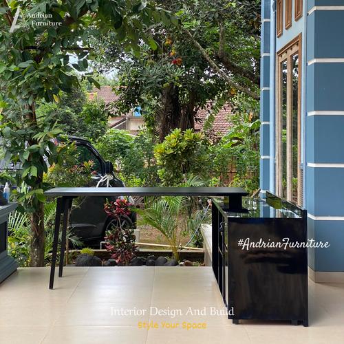 Jual Meja Kerja Direktur / Kantor L Shape Minimalis Modern Fin. HPL ...