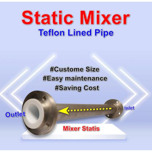 Jual Static Mixer 2 inch Teflon PTFE | Static Mixer DN50 |Static Mixer ...