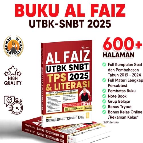 Jual BUKU AL FAIZ UTBK SNBT 2025 TPS & LITERASI - Kota Bandung - Danie ...