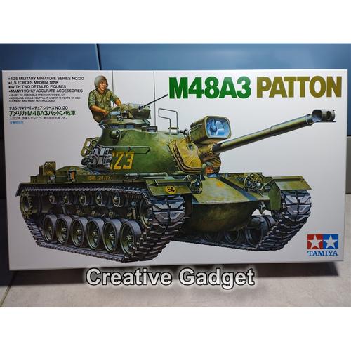 Jual Model Kit Tamiya 1/35 - US Main Battle Tank - M48A3 Patton ( Amerika ) - Kota Surabaya ...