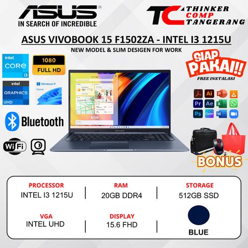 Jual Asus Vivobook 15 F1502ZA Intel Core i3 1215U 20GB 512GB 15.6 Inch ...