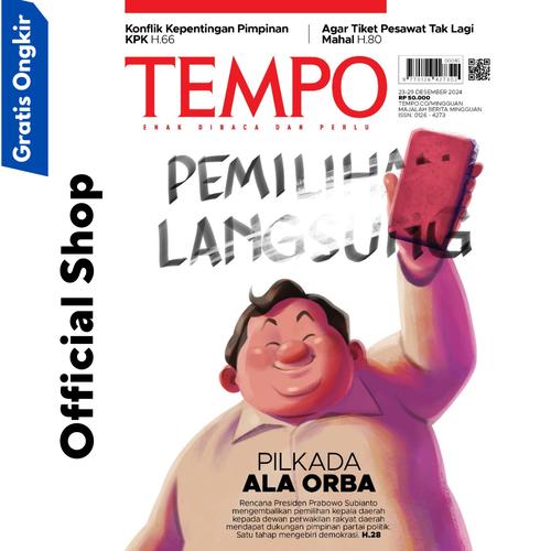 Promo Majalah Tempo Ed 5345 "Pilkada Ala Orba" Tanggal 23 Desember 2024 - Jakarta Barat ...