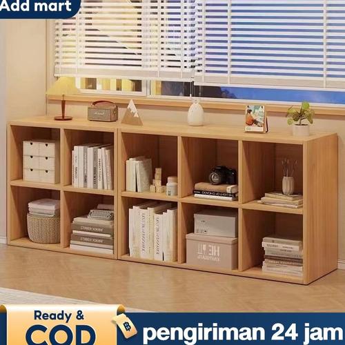 Jual Lemari Buku Kayu Cubic Rak Buku Minimalis Rak Serbaguna Kayu Rak ...