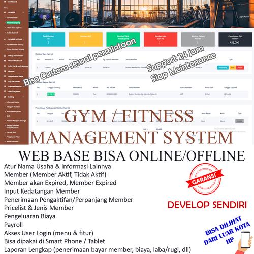 Jual Aplikasi Software Kasir Gym Fitness Management System - Jakarta Selatan - JakartaITSolution ...