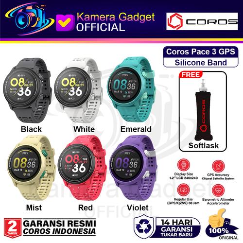 Promo Coros Pace 3 GPS Sport Smart Watch Silicone Band Original Resmi ...