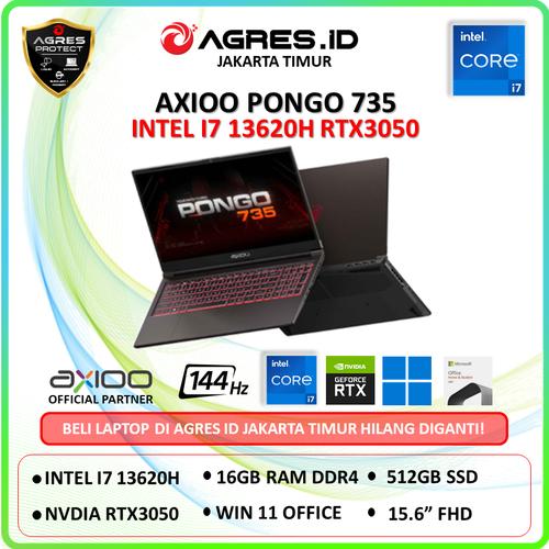 Promo AXIOO Pongo 735 Intel I7 Gen 13 Rtx3050 16Gb 512Gb Win 11 Pro ...