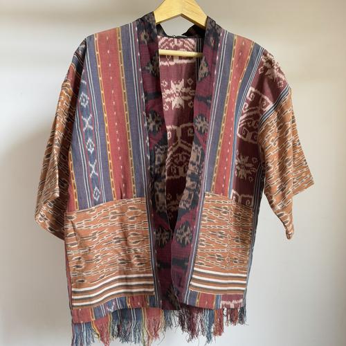 Jual Baju outer etnik tenun Dayak KALBAR dan Tenun Sikka NTT OE02 ...