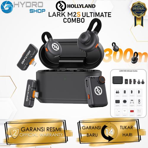 Promo Hollyland LARK M2S Ultimate Combo 2-Person Wireless Microphone System / Hollyland LARK M2S ...