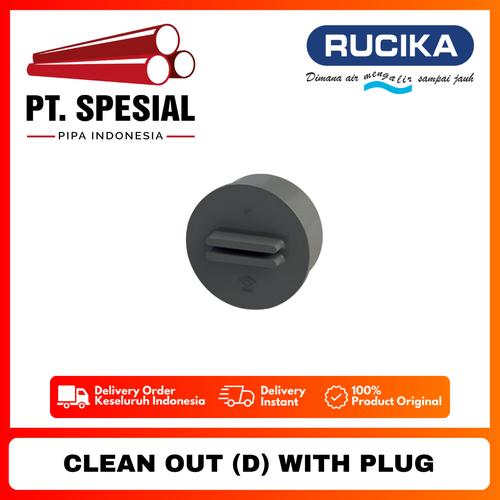 Jual Clean Out With Plug D PVC Rucika / Clean Out D Rucika / Tutup Pipa ...