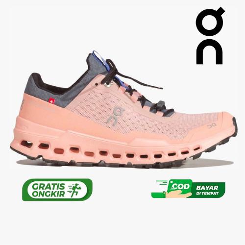 Promo Sepatu On Cloud Ultra 2 Trail on Running Women's Rose Cobalt - 36 ...