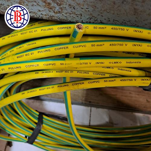 Jual Kabel BCC / NYA 50 mm Kuning Hijau merk PULUNG - Jakarta Pusat ...