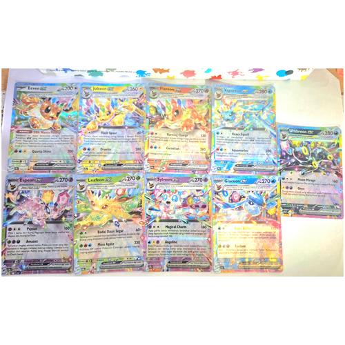 Jual Eevolution / Eeve EX RR Set - Paket Set Eeve Lengkap - Flareon ...