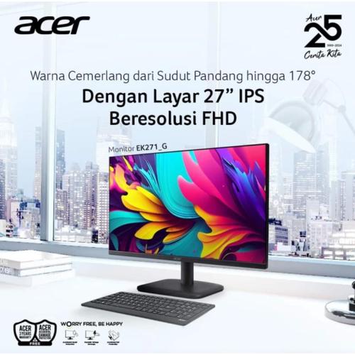 Promo Monitor Acer LED IPS EK271G - Full HD 27" Inch 120Hz Cicil 0% 3x ...