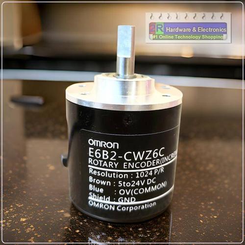 Jual Omron E6B2-CWZ6C 5V-24V 2-phases Quadrature Incremental 1024P/R ...