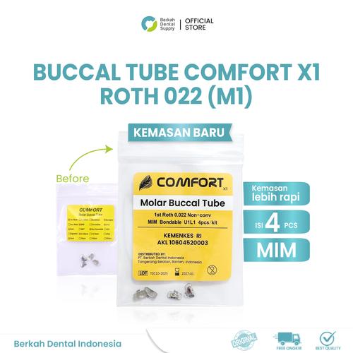Jual Dental Buccal Tube Comfort M1 Roth dan M1 Edgewise 022 - M1 Edgewise - Kota Tangerang ...