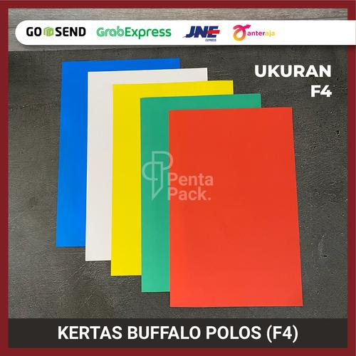 Jual [ECER] Kertas Buffalo Polos F4 / Folio SKL Cover Jilid ( Biru ...