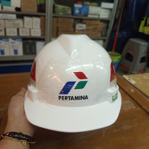 Jual HELM SAFETY V-GARD MSA LOKAL STICKER PERTAMINA - Jakarta Barat ...