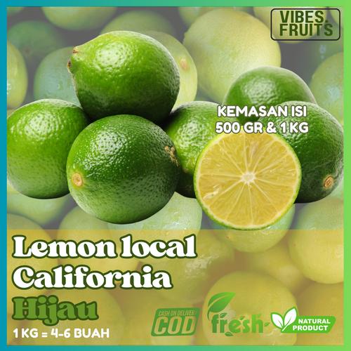 Promo Lemon California Lokal Hijau (500Gr,1Kg) - 500 gram - Jakarta ...