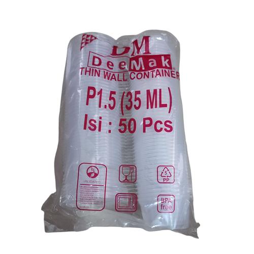 Jual Thinwall DM cup 35ml-50 set - Kota Tangerang Selatan - Mitra Anda Plastik | Tokopedia
