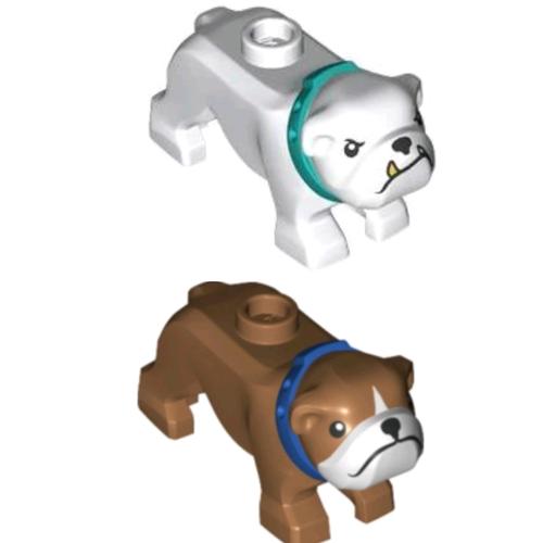 Jual Lego minifigure bulldog brown dog with black eyes jb10 65388pb02 ...