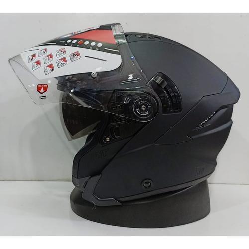 Jual KYT NFJ / HELM KYT NF-J Black Dof ORIGINAL - Kota Surabaya ...