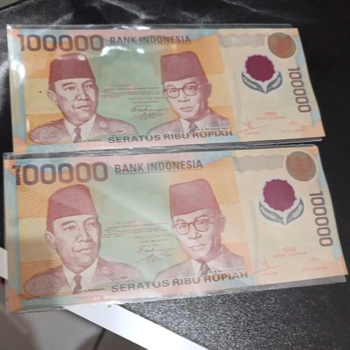Jual uang kuno 100rb polimer soekarno polymer bung karno 100000 seratus ...
