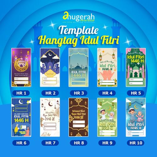 Jual Cetak Hang Tag Idul Fitri / Hangtag Lebaran / Price Tag Produk ...