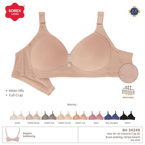 Jual Sorex Daily Bra Wanita Tanpa Kawat Full Cup Breathable BH Harian Polos Menawan - Jakarta ...