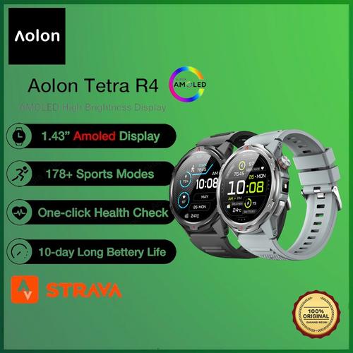 Promo Aolon Tetra R4 TetraR4 Smartwatch High-Precision Dual-Mode GPS ...