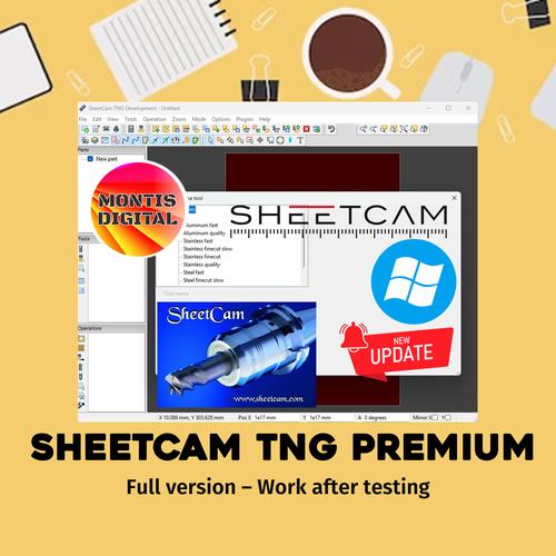Jual Software SheetCAM TNG 2025 v7 Original Key Full Sheet CAM CNC ...