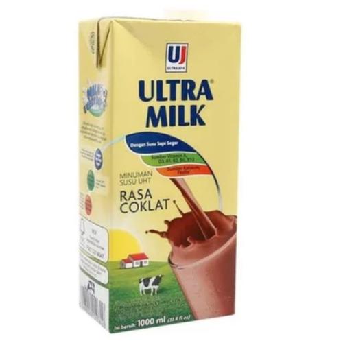 Jual Susu Ultra Milk Coklat Susu UHT Cokelat 1000 mL - Jakarta Selatan - IFSupermarket | Tokopedia