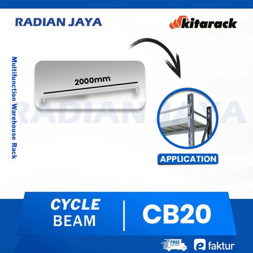 Jual KITARACK Accessories Cycle Beam 2 Meter CB20 Gantungan Rak ...